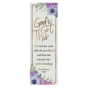 Salt & Light, Proverbs 3:5 Gods Got This Bookmarks, 2 x 6 inches, 25 Bookmarks