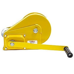 Prowinch Hydraulic Foldable Davit Crane with Winch - with 2000 Lbs Load Capacity - 360 Degree Swivel - Professional Grade Lifting Hand Winch with Automatic Brake - Durable and Versatile