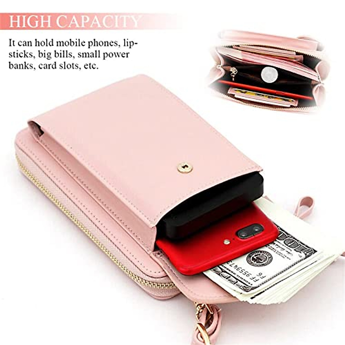 The Original Clutch Wallet by Selena, the Original Clutch Wallet by Selena Forever Lovely, 2023 Answeryen Off-crossbody Leather Shoulder Bags and Clutches, Selena Clutch Wallet Crossbody-Dark Blue