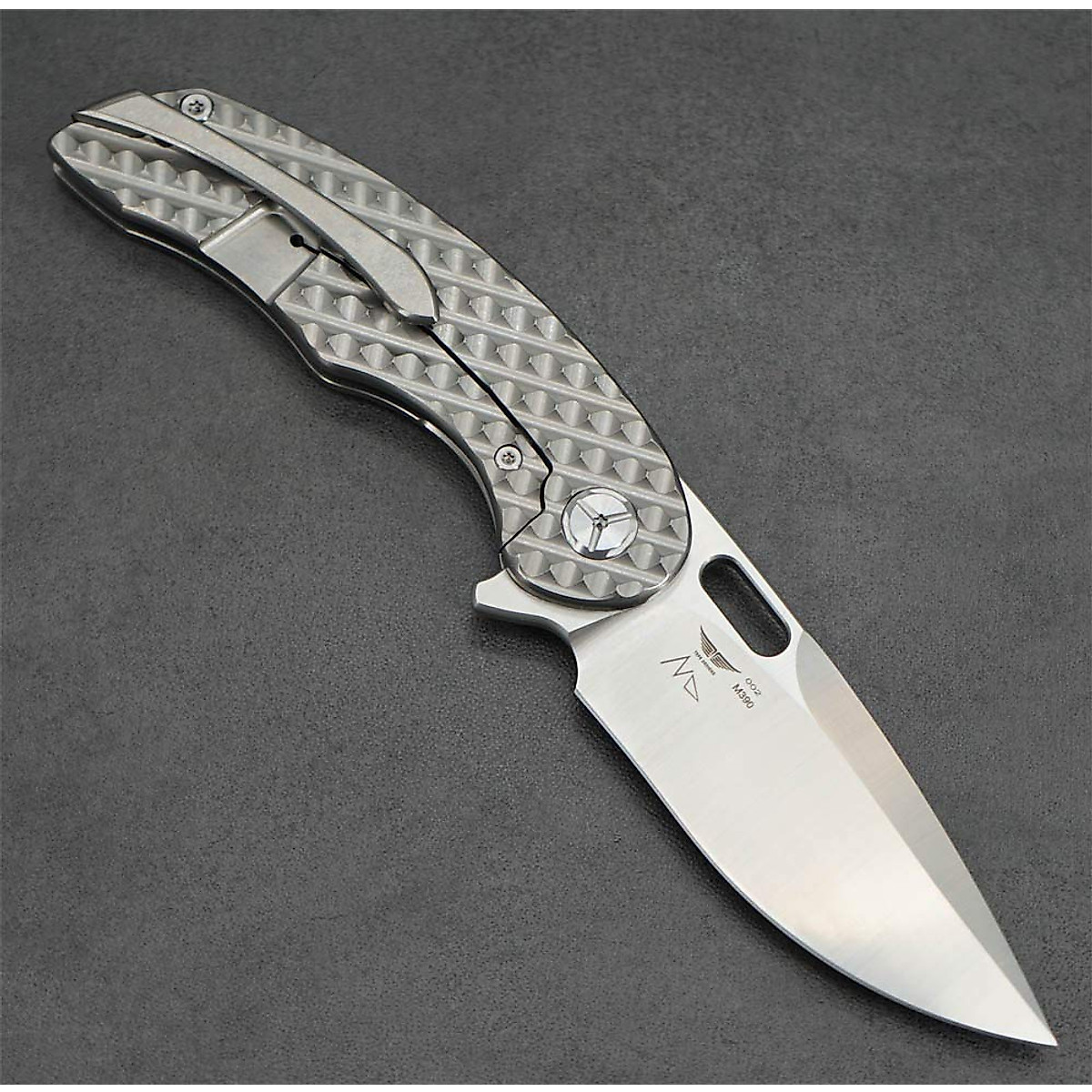 TwoSun M390 Blade TC4 Titanium Handle Pocket Folding Knife TS177 Maverick