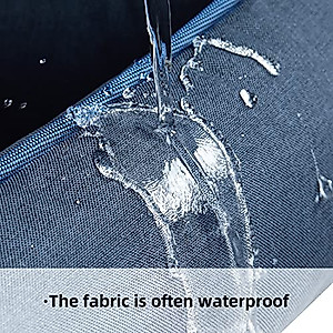 Tidore Orthopedic Dog Beds for Small/Medium Dogs,Comfortable Egg-Crate Foam Sofa Pet Bed with Washable Removable Cover,Waterproof Lining and Nonskid Bottom Mat (Medium, Light Blue)