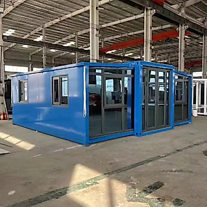Prefab Folding Extendable Container House for Living Office Hospital Fast Assemble Container Home 2 Bedroom Family Homes