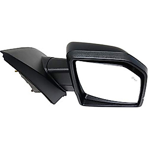 Kool Vue Right Power Heated Mirrors for Ford F-150 2015-2017 Power Fold With Signal Light, Blind Spot Monitor, Memory & Puddle Lamp; Without Auto-Dimming Paintable