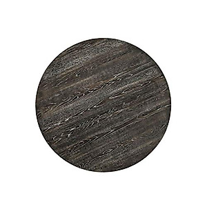 ACME Leventis Dining Table w/Pedestal - - Weathered Gray