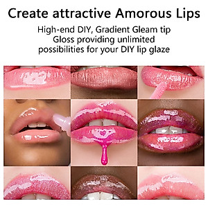 GOGOPARTY DIY Lip Gloss Base Making Kit, Creations Fun Makeup Gift Set for Women Girls to Create Moisturizing and Shiny Lip Gloss