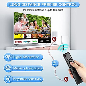 Universal Samsung Smart Tv Remote Control for Samsung LCD LED UHD HDR QLED SUHD Frame Curved HDTV 4K 8K 3D Smart TVs,with Netflix, Prime Video,hulu Buttons