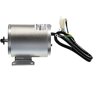VEVOR Brushless Motor Kit, 2KW 48V 42A Brushless Motor Kit High Speed 4300RPM Electric Scooter Motor w/Mounting Bracket, Go Kart Motor for Bicycle Motorcycle, Speed Controller, Throttle, E-Bike