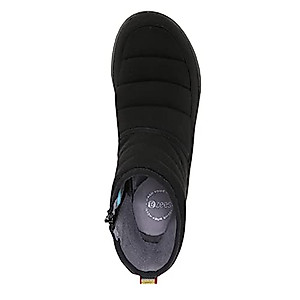 BZees Women's Glacier Ankle Boot, Black, 8.5 Wide