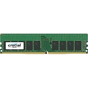 Crucial Technology 16GB 288-Pin EUDIMM DDR4 (PC4-19200) Server Memory Module, CL=17, Unbuffered, 2400 MT/S Speed, ECC, 1.2V, 2048Meg x 72, Dual Rank, x8 Based