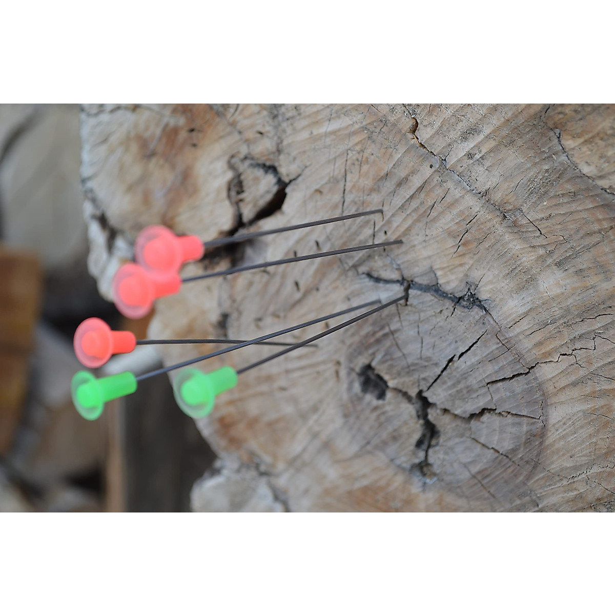 Black Rhino Blowguns 50 Caliber Blowgun Target Wire Darts 50 pcs Neon