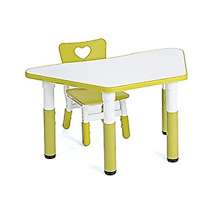 Walnut Children's Table Adjustable Lifting Student Desk New Table Kindergarten Lifting Tables and Chairs