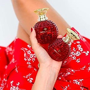 Princesse Marina de Bourbon Cristal Royal Passion Eau de Parfum for Women - Opens with Pear, Blackcurrant and Bergamot - Blended with Jasmine and Violet - For Elegant Ladies - 3.4 oz