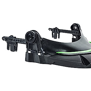 MSA 10115730 V-Gard Frame - General Purpose Applications, Fits Cap-Style Hard Hats, Black, High Density Polyethylene (HDPE), Includes Replaceable Debris Control Attachment, Durable & Reusable