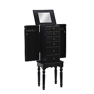 Powell Ebony Jewelry Armoire