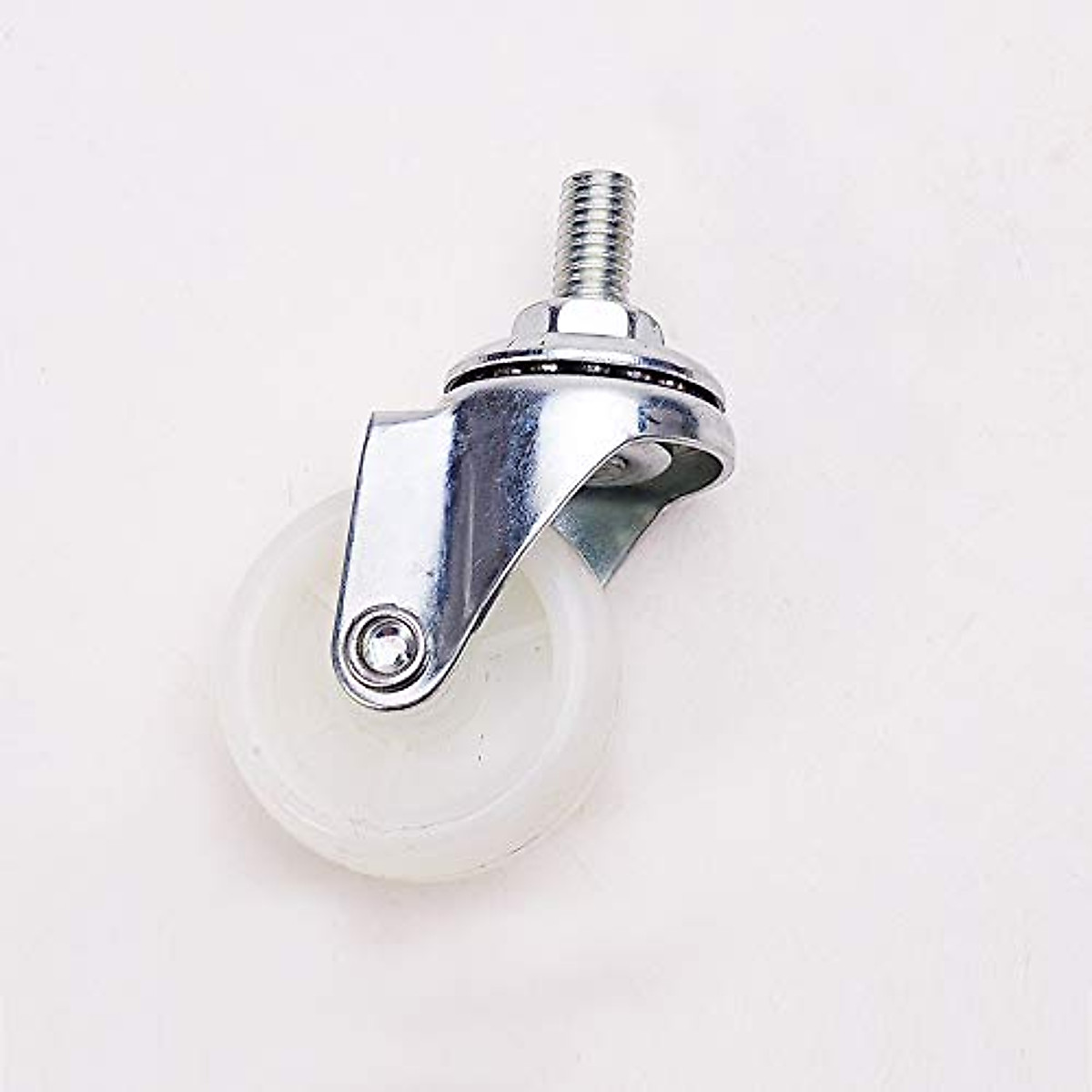 Caster Furniture，Rubbered Trolley Wheels ， Castor Wheels,Furniture Casters,1.6" Dia Light Duty Threaded Stem Swivel Caster Wheel Roller 2 Pcs/4pcs/10pcs