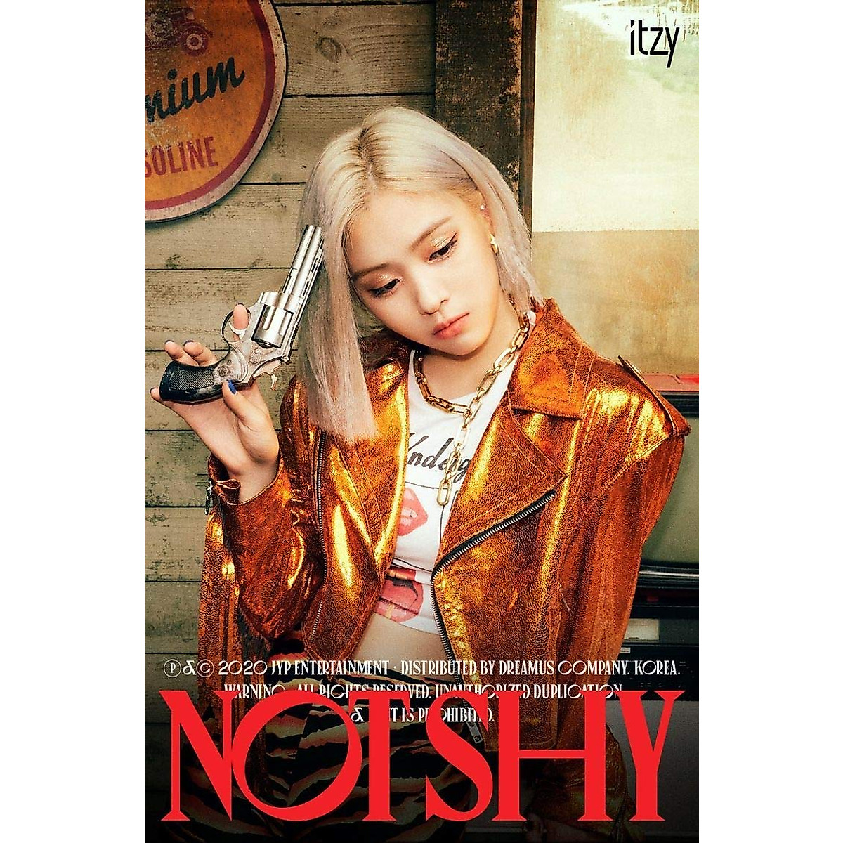 ITZY 'Not Shy' 3rd Mini Album C Version CD+72p PhotoBook+2p PhotoCard+LyricBook+Tracking Sealed