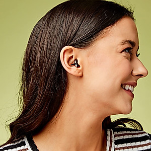 Flare Calmer Pro Mini – Ear Plugs Alternative – Reduce Annoying Noises Without Blocking Sound – Premium Version - Soft Reusable Silicone with Aluminum Core - Black Ice