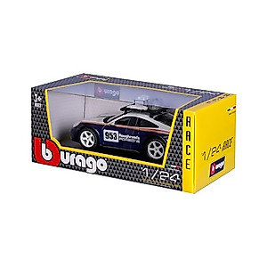 BBURAGO - 1/24 Racing - 2023 Porsche 911 Dakar - New 2024: Metal Racing Vehicle - Interior Details - Opening Doors and Hood - Scale 1/24., B18-28029