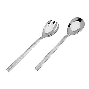 Godinger Harrington Salad Spoon Fork Serving Set 18/10 Stainless Steel