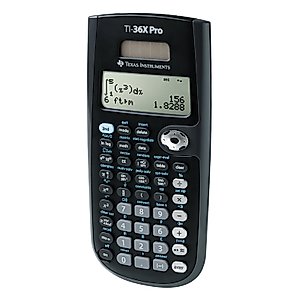 Texas Instruments TI-36X Pro Engineering/Scientific Calculator | 9.7 Inch | Black.