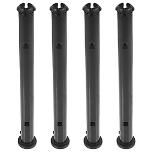 Kichvoe 4pcs Garbage Can Lock Replacement Outdoor Trash Can Latch Recycle Bin Lid Bolt Replace Parts Accessories Black