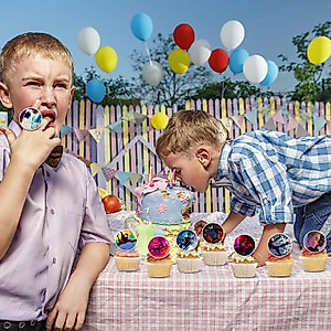 24pcs Spider Cake Toppers Cupcake Ring Decor for Kids Spider Theme Birthday Party Supplies Baking Decorations Party Favors