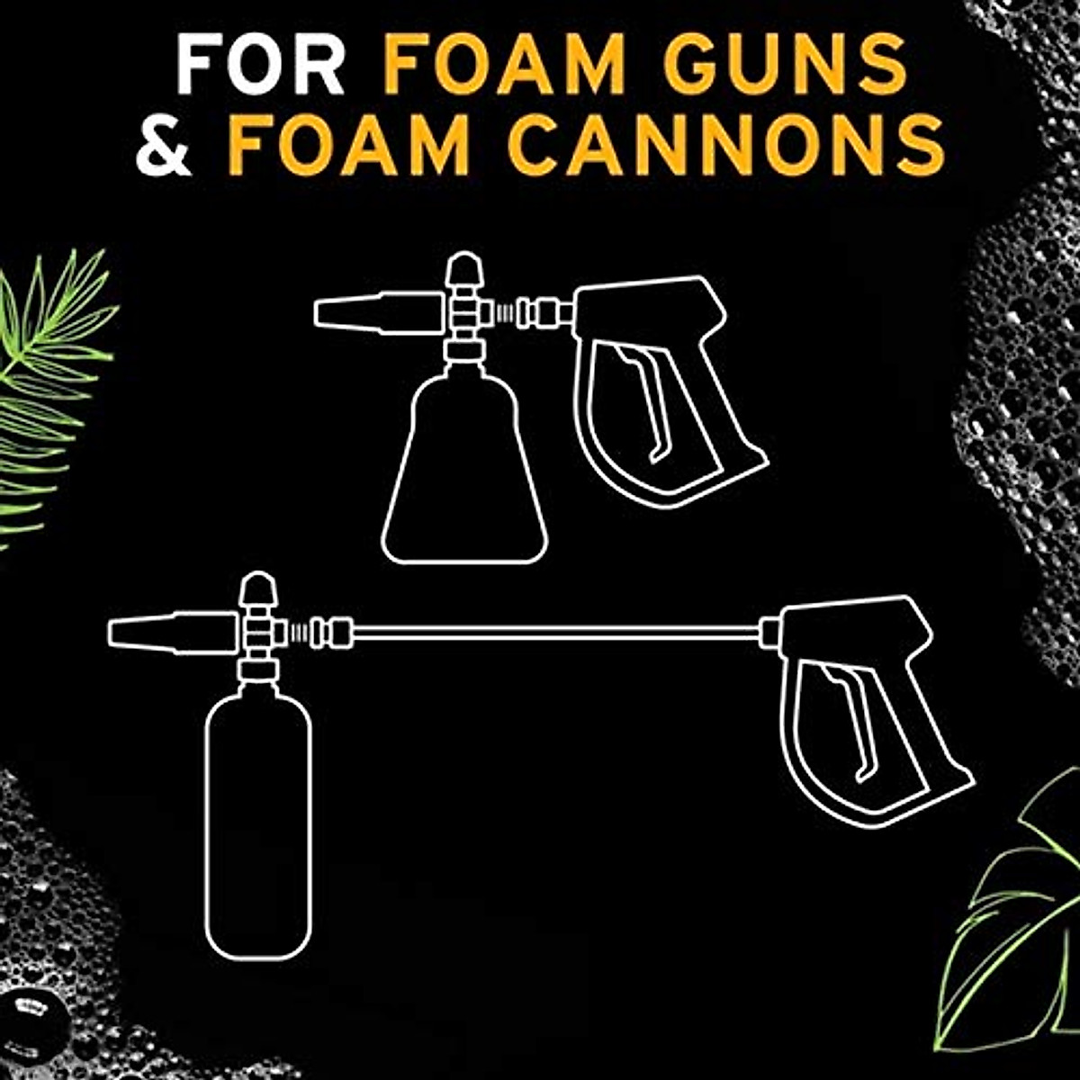 Ethos Foam Party - Concentrated pH Neutral Car Wash Soap - Snow Foam Suds Car Wash Soap - Foam Cannon Soap - Safe For Waxes, Sealants & Coatings (16 OZ)