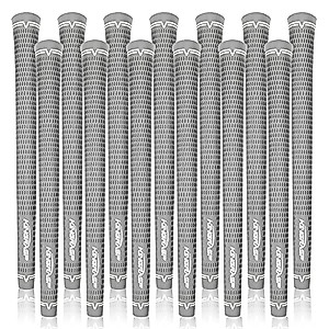 JunShun Golf Grips,Undersize/Standard/Mid Size 5 Colors for Choice, Rubber Golf Club Grips Golf Grips Kit