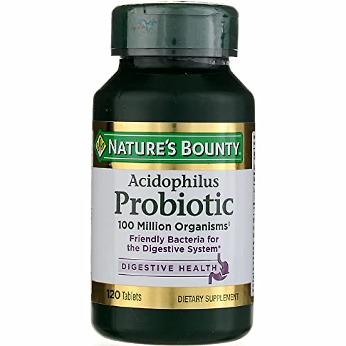 Nature's Bounty Probiotic Acidophilus Tablets, 120 Count