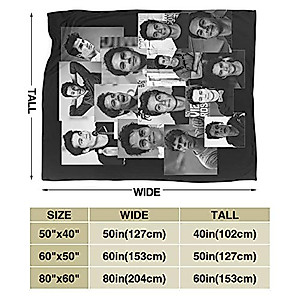 LONGTING Dylan O'Brien Ultra Soft Throw Blanket Flannel Fleece All Season Light Weight Living Room/Bedroom Warm Blanket 80"x60"
