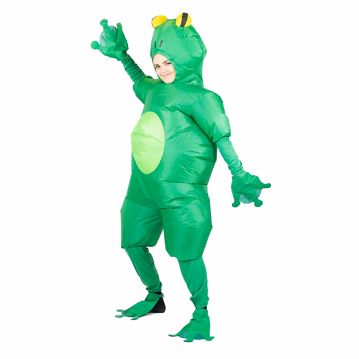 Bodysocks Green Frog Inflatable Costume for Adults (One Size)