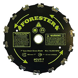 FORESTER Chainsaw Brush Cutter Blade and File Set