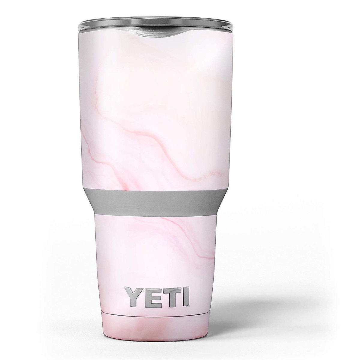 Design Skinz Marble Surface V1 Pink - Skin Decal Vinyl Wrap Kit Compatible with The Yeti Rambler Cooler Tumbler Cups
