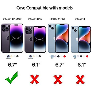 uCOLOR Compatible with iPhone 14 Pro Max 6.7" Wallet Case with Card Holder Folio Flip PU Leather Kickstand Card Slots Case Double Magnetic Clasp and RFID Blocking Cover 6.7 Inch (Beige Leopard)