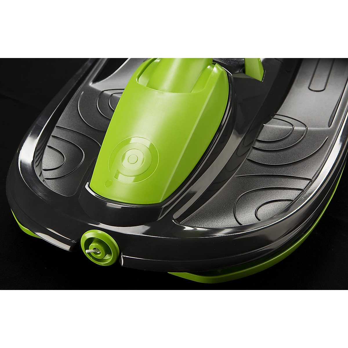 Gizmo Riders 2-Seater Ski Sled with Differential Steering System and Deep Digging Brake - Stratos Mystic Green