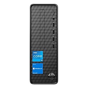 HP 13th Generation Newest Slim Desktop, 13th Gen Intel Core i5-13400, 32GB RAM, 1TB PCIe SSD, VGA, HDMI, Wi-Fi, Wired KB & Mouse, Windows 11 Home, Black
