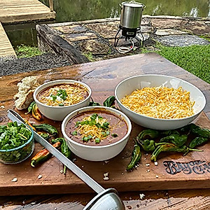 Bayou Classic 1420 20-qt Economy Stainless Kettle Features Heavy Duty Welded Handles for Secure Handling Domed Lid Perfect For Large Batch Cooking of Soups Stews Chili and Gumbo