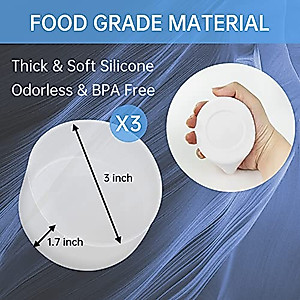 Turmaster 1Pcs Silicone Boot for Stanley 40 oz Quencher Tumbler, Silicone Cups Sleeve for Stanley IceFlow 20oz 30oz, Stanley Cup Accessories, Protective Cover for Water Bottle Bottom(Clear)