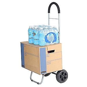 dbest products Trolley Dolly MM, Brown Handtruck Cart Hardware Garden Utility