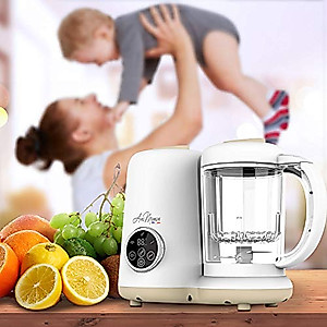 Avec Maman - Baby Chef 4-in-1 Food Processor for Babies - NEW 2023 - Steamer - Blender - Bottle Warmer - Jar Warmer - Multifunctional Baby Food Maker - BPA-Free & Certified Safe
