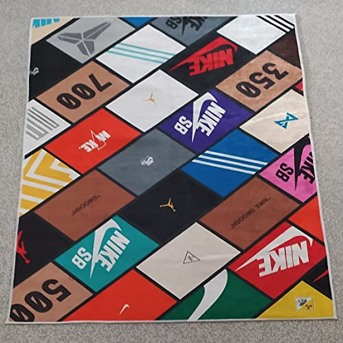 Sneakers, Sneakers Doormat, Sneakers Rug, Shoes Box Rug, Street Fashion, Flying Mat, Sneaker Room Decor, Living Room Rug, Popular Rug pe343 (2.6x3.9 feet - 80x120 cm)