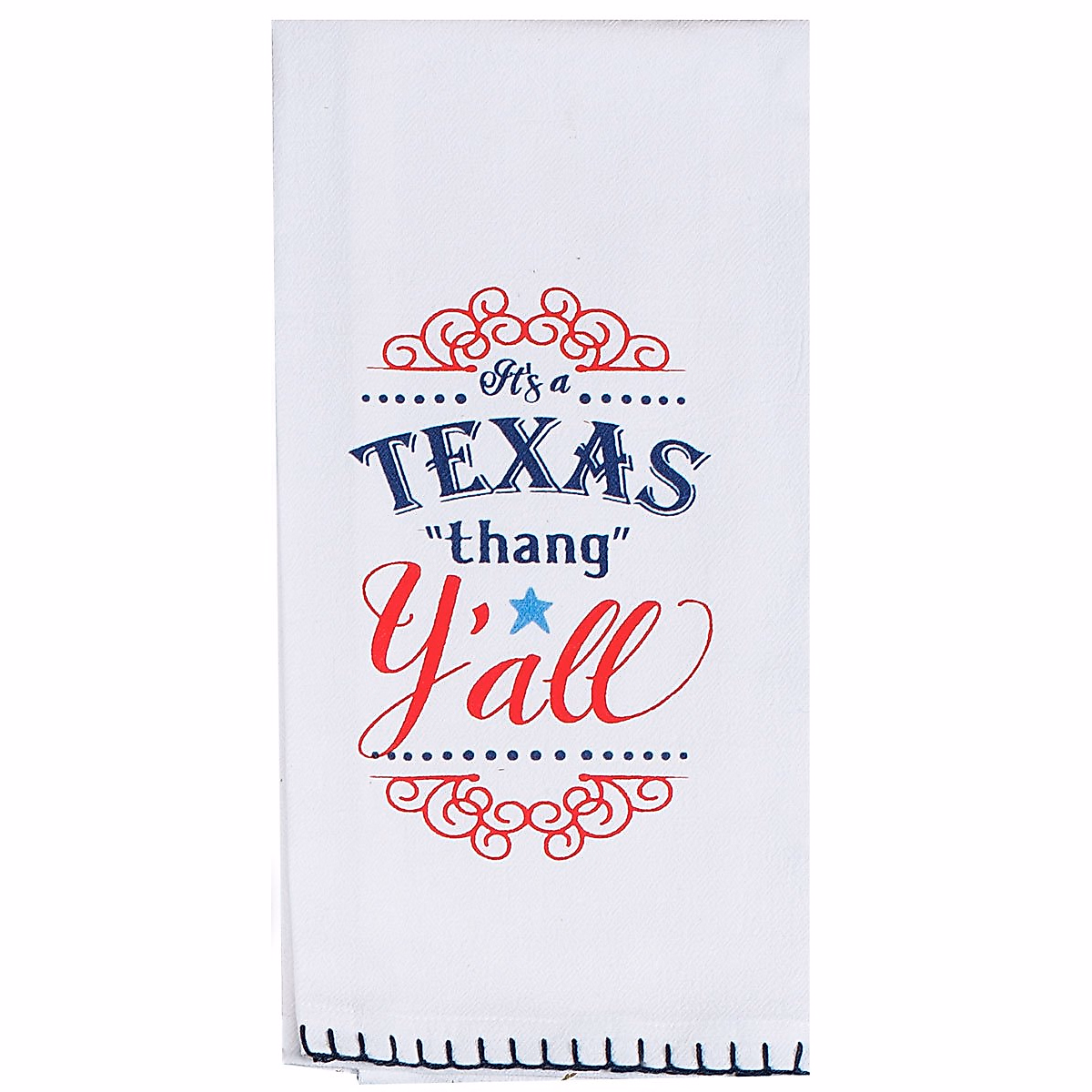 Kay Dee Designs R3769 Home Sweet Texas Thang Flour Sack Towel