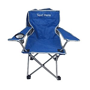 Personalized Imprinted Kid's Shade Chair - Blue