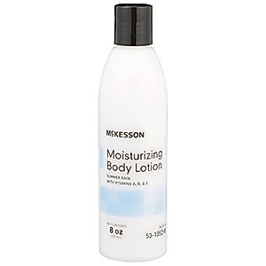 McKesson Moisturizing Body Lotion with Vitamins A, D, E, Summer Rain Scent, 8 oz, 1 Count