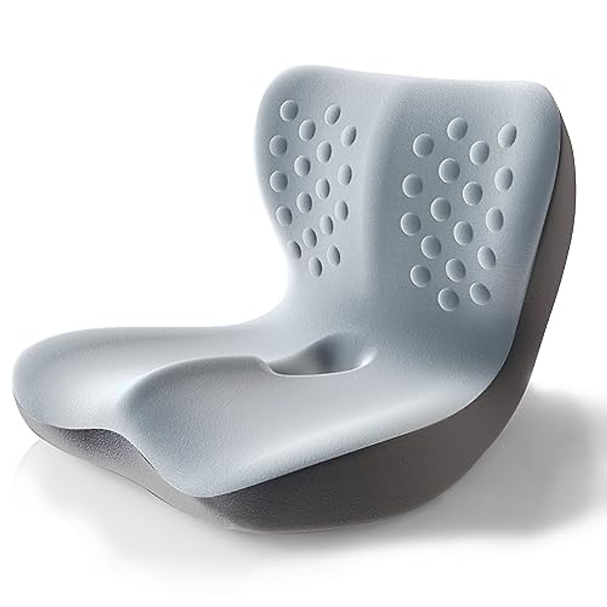 brizairid Seat Cushions for Offince Chairs, Memory Foam Chair Cushion with Lumbar Support Pillow for Tailbone Pain, Sciatica, Lower Back Relief