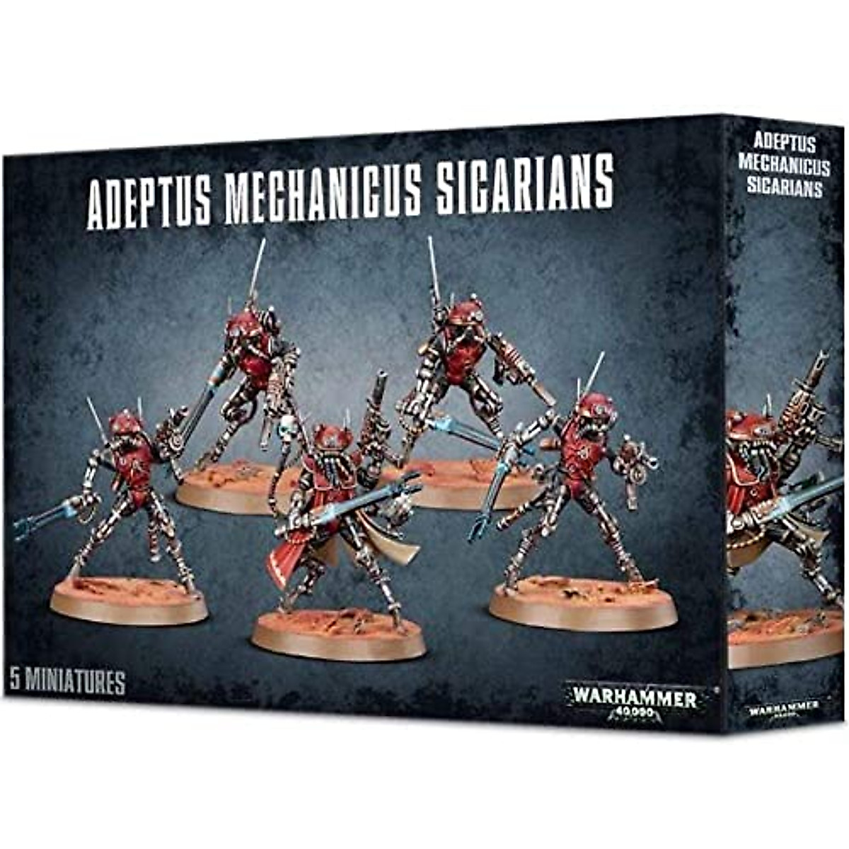 Games Workshop 99120116003 Adeptus Mechanicus Sicarians Action Figure, 12 years to 99 years, Black