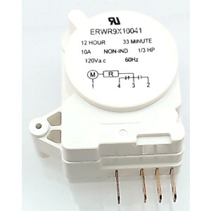 Edgewater Parts WR09X10041, AP3670983, PS288216 Refrigerator Defrost Timer Compatible with GE Refrigerators (Fits Models: HTS, GTH, STS, HTR, GTS and More)