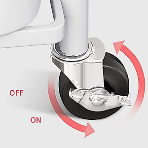Foldable Storage Cart 3 Tier Rolling Cart with Wheels No Assemble Required Metal Utility Kitchen Cart Folding Shelves for Storage and Organizer for Classroom, Bedroom