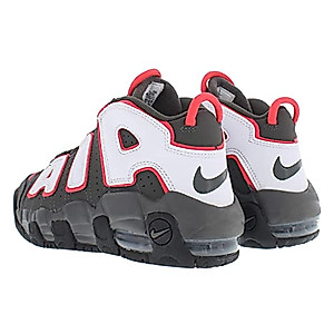 Nike Boy's Air More Uptempo (Little Kid) Medium Ash/White/Black/Siren Red 3 Little Kid M