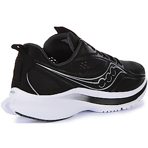 Saucony Women's Kinvara 13 Running Shoe, Black/Silver, 11.5 Wide